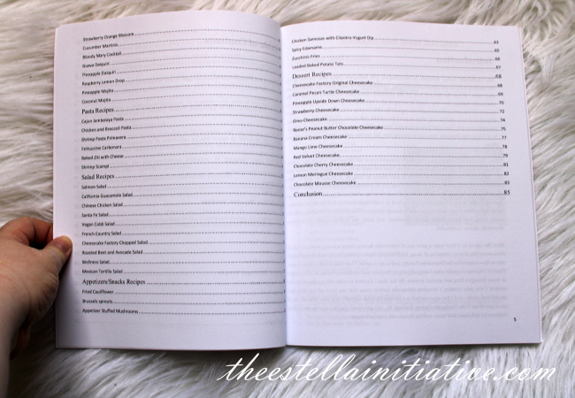 The Cheesecake Factory Copycat Recipies Book 5 – The Estella Initiative